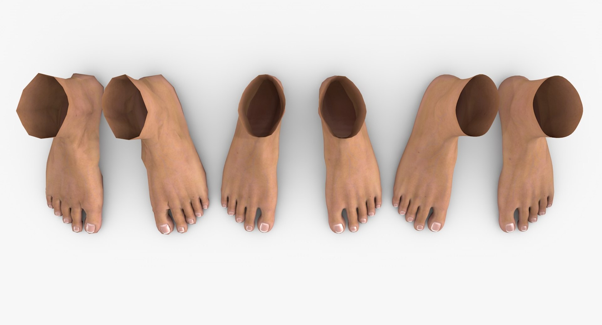 Human Feet 3D Model - TurboSquid 1215448