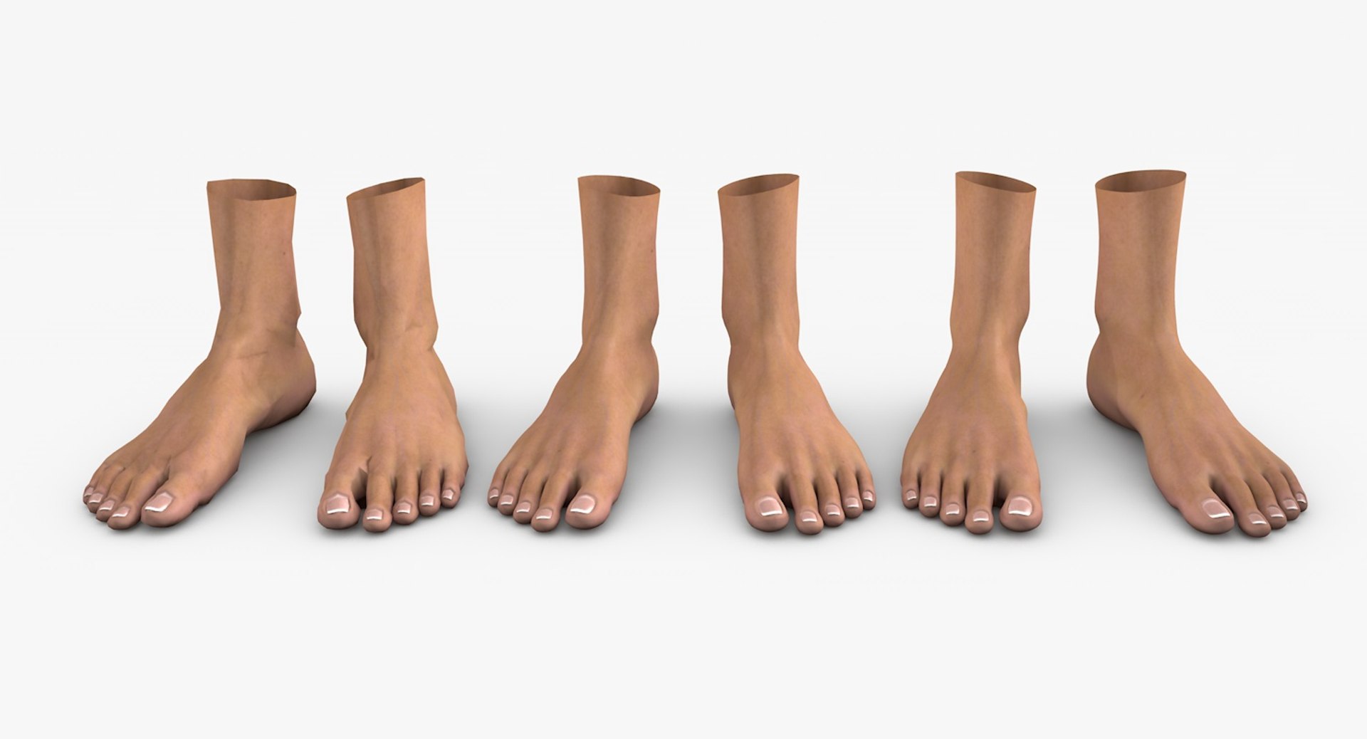 Human Feet 3D Model - TurboSquid 1215448