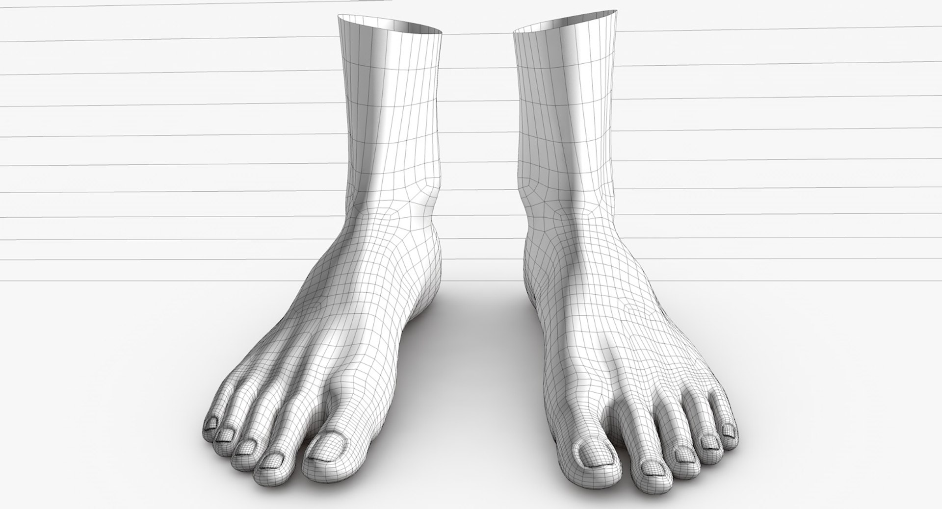 Human Feet 3D Model - TurboSquid 1215448