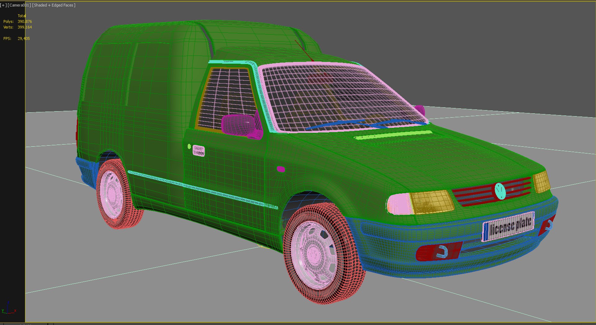 3D Volkswagen Caddy Van MK2 Model - TurboSquid 1977493