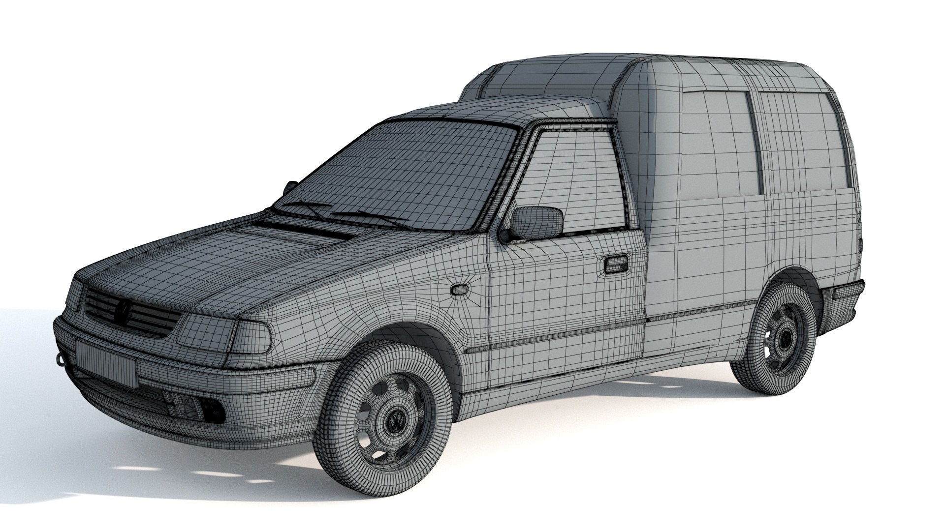 3D Volkswagen Caddy Van MK2 Model - TurboSquid 1977493