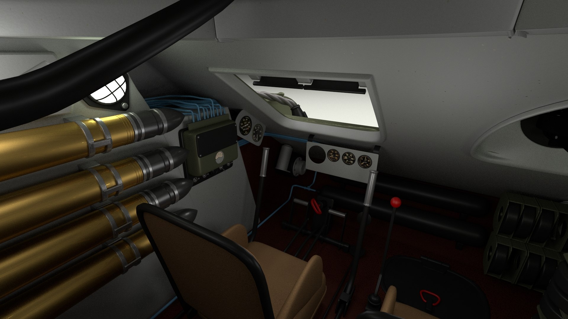3d Soviet Tank Interior Hdri
