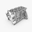 Generic Engine Block 3d C4d