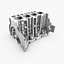 Generic Engine Block 3d C4d