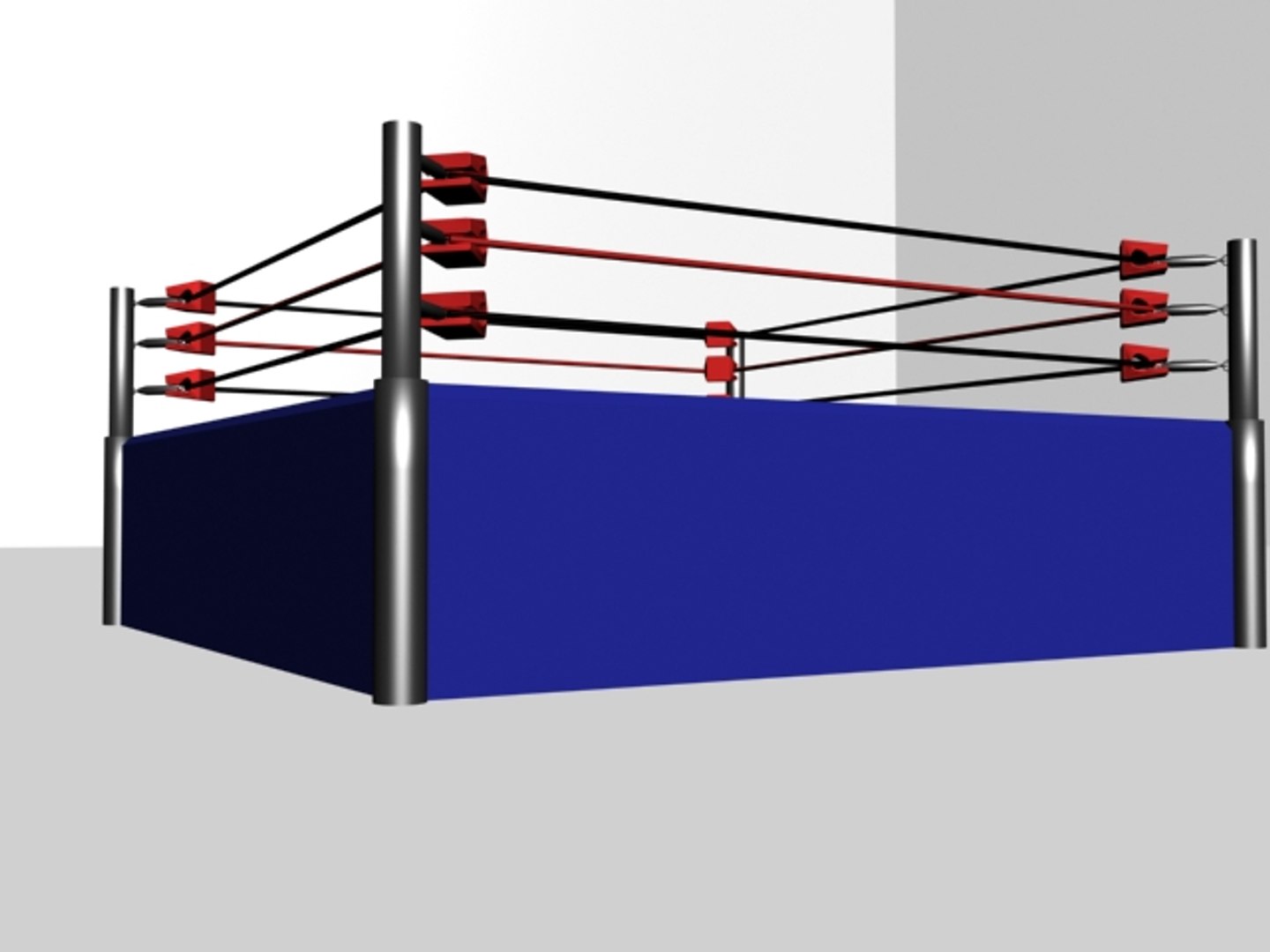 Wrestling Ring 3d Max