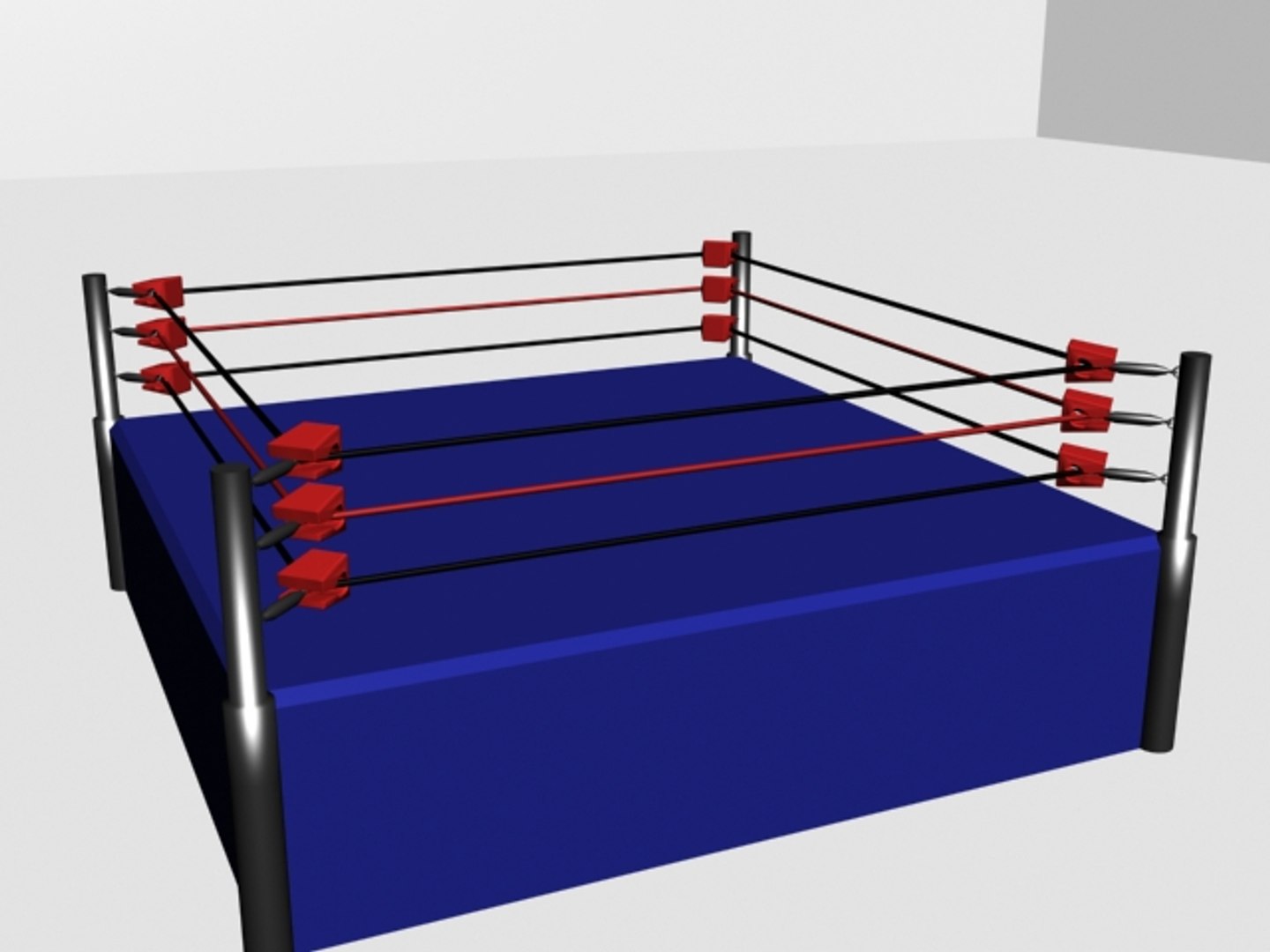Wrestling Ring 3d Max
