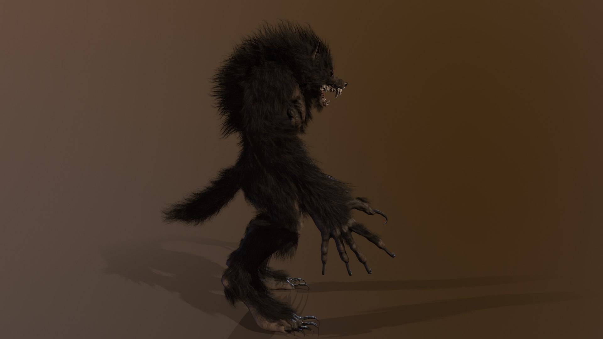 3D Character Werewolf Model - TurboSquid 1419441