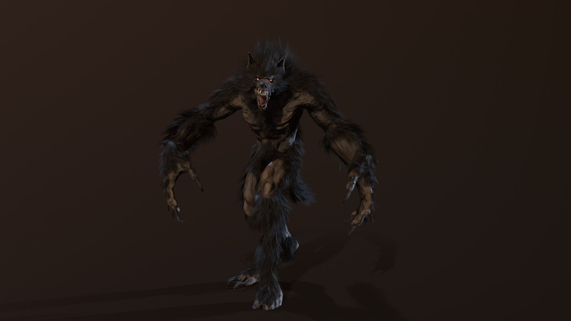 3D Character Werewolf Model - TurboSquid 1419441