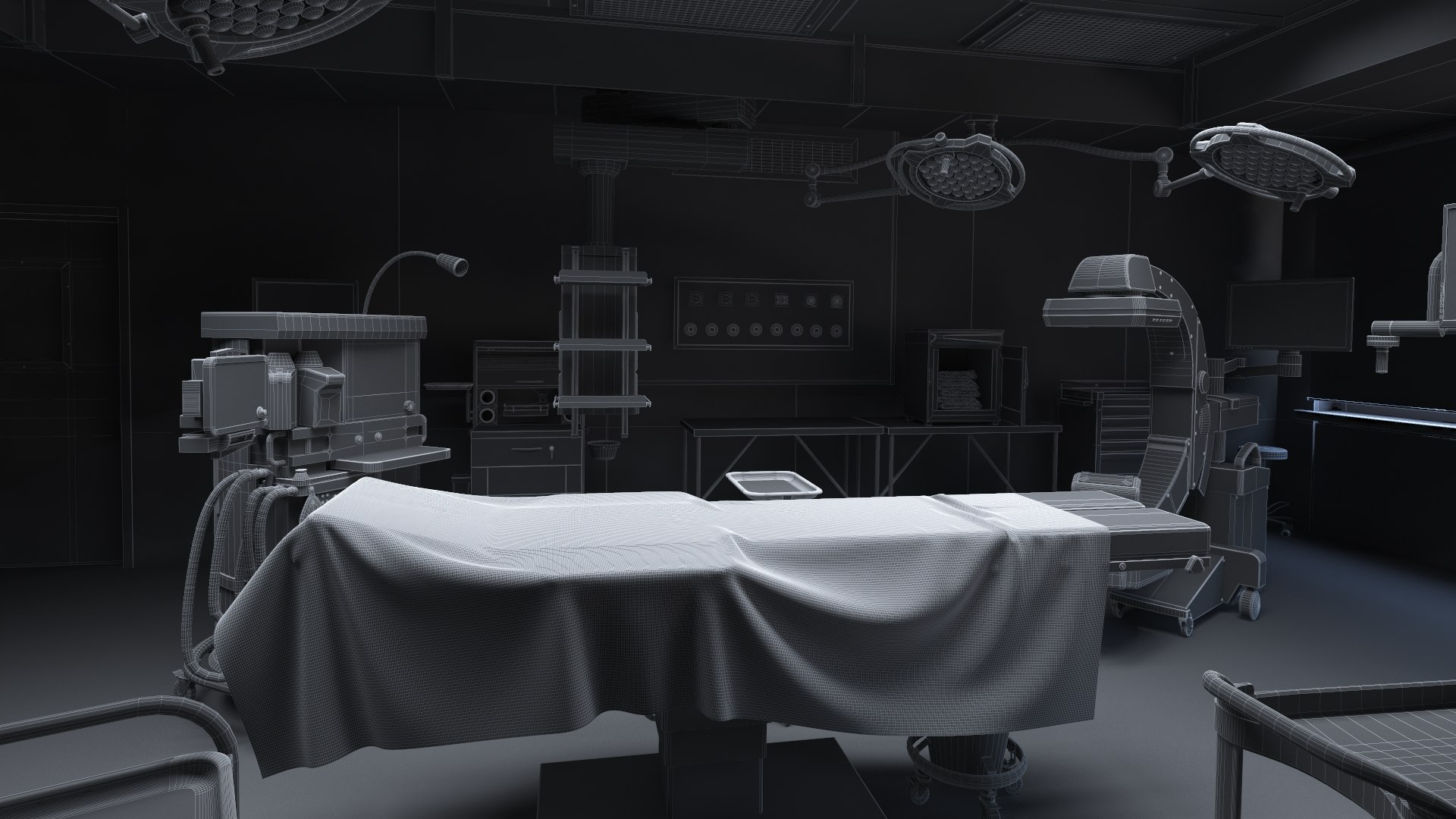 3D Operating Room 1 Model - TurboSquid 2013154