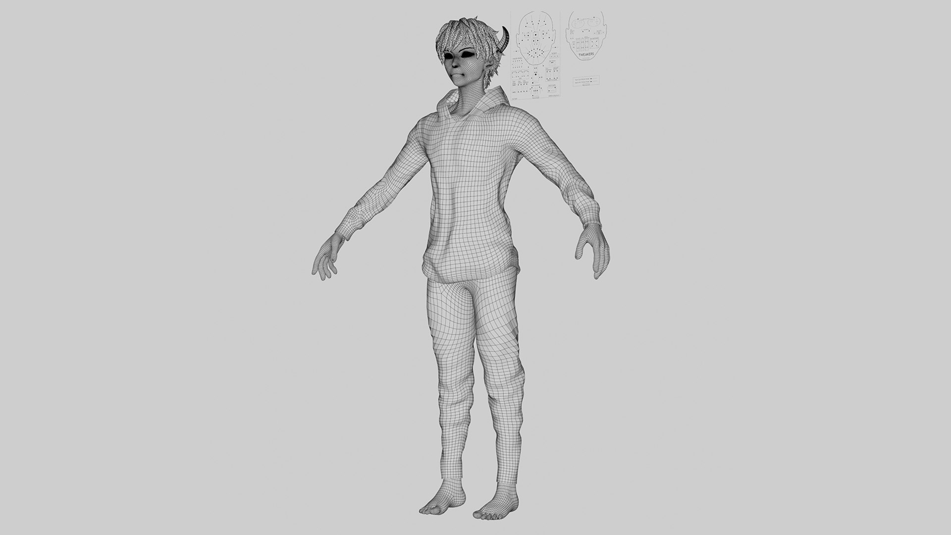 Demon Anime 3d Character With RIG 3D Model - TurboSquid 2236034