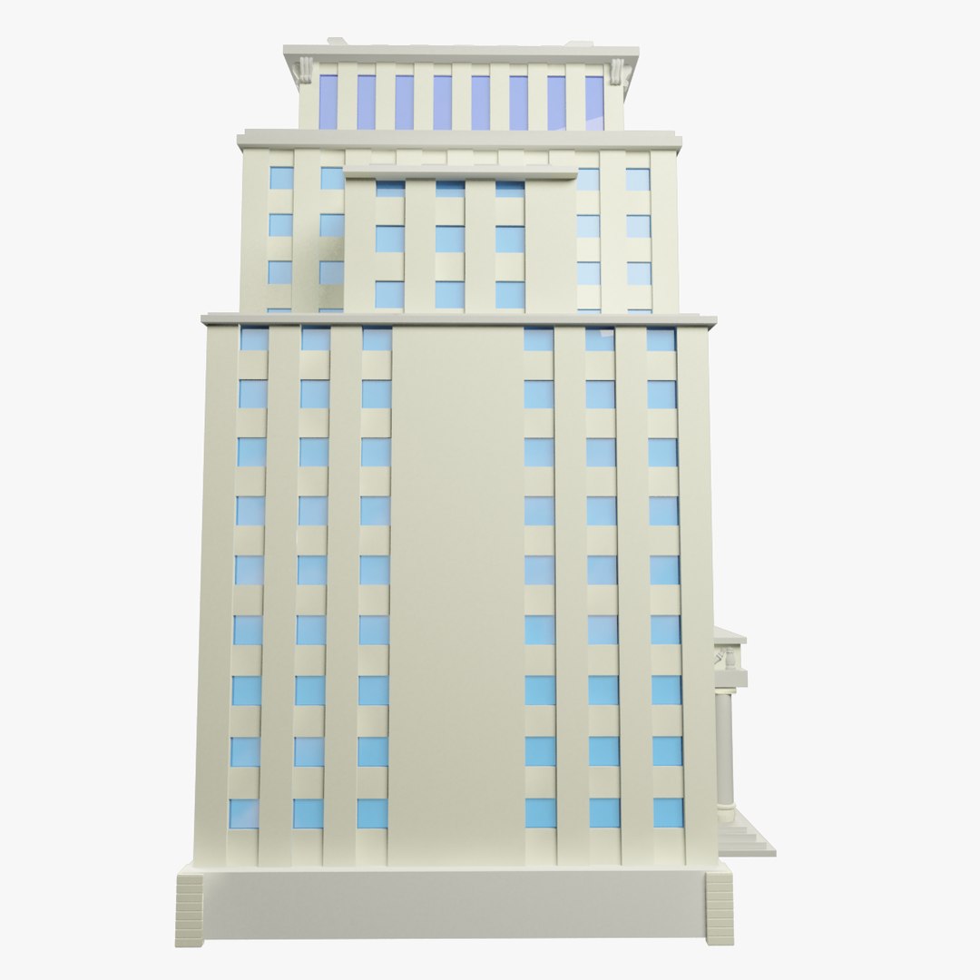 3d Model Background Building