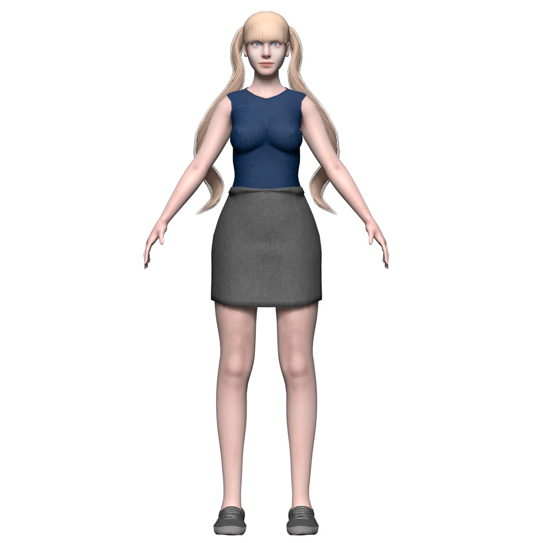 Basic Pretty Woman V23036 3D Model - TurboSquid 2257957