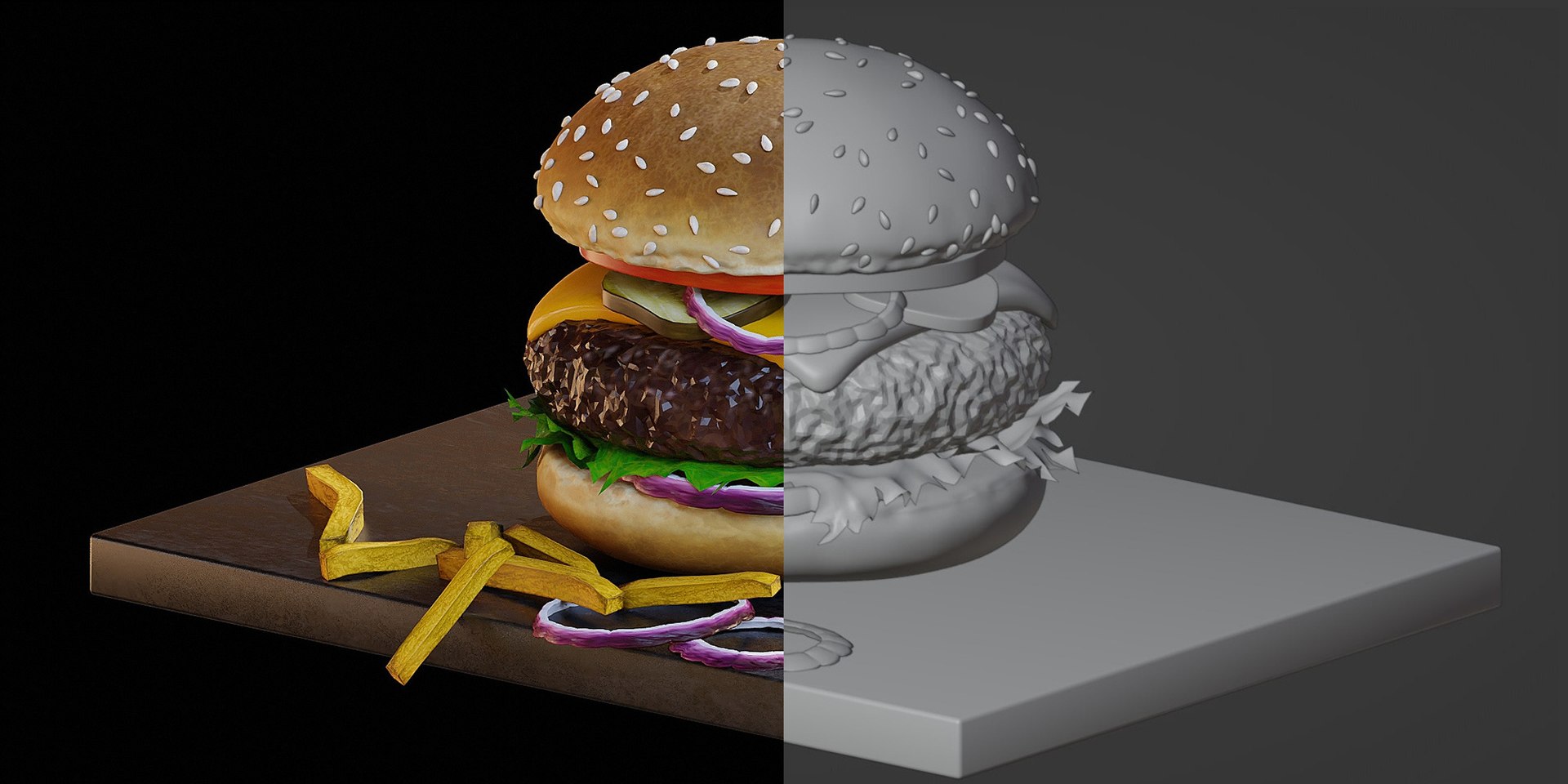 3D Burger 3D - TurboSquid 1843055