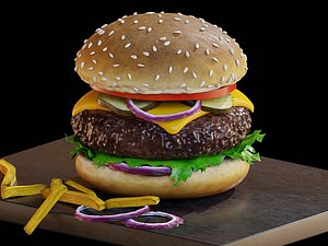 Burger Blender Models for Download | TurboSquid