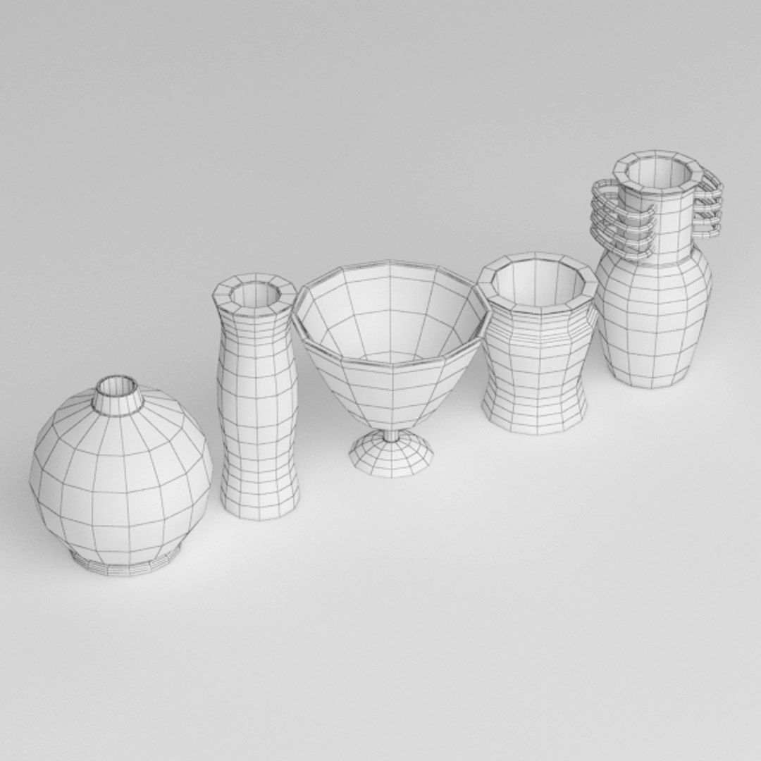 3d vase model