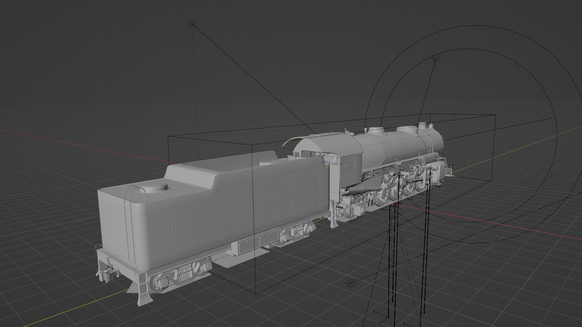 Vintage Steam Train model - TurboSquid 2132958