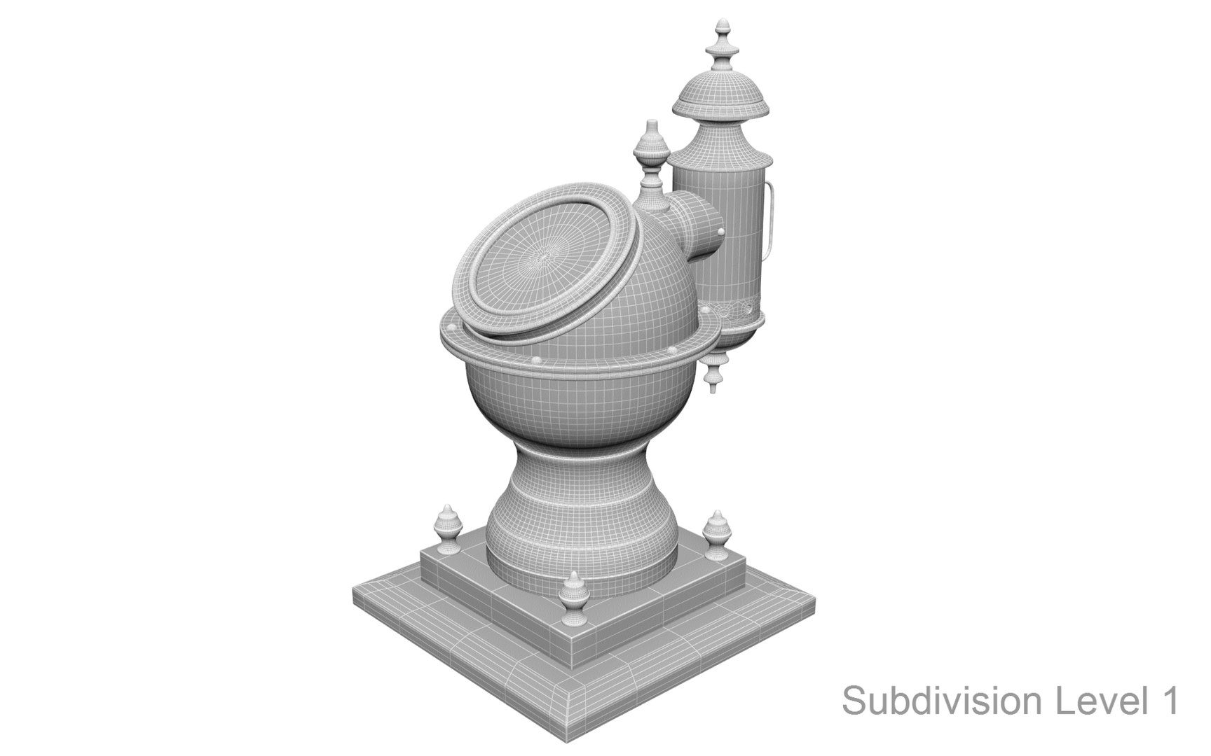 3D Portable Binnacle Compass - TurboSquid 2016354