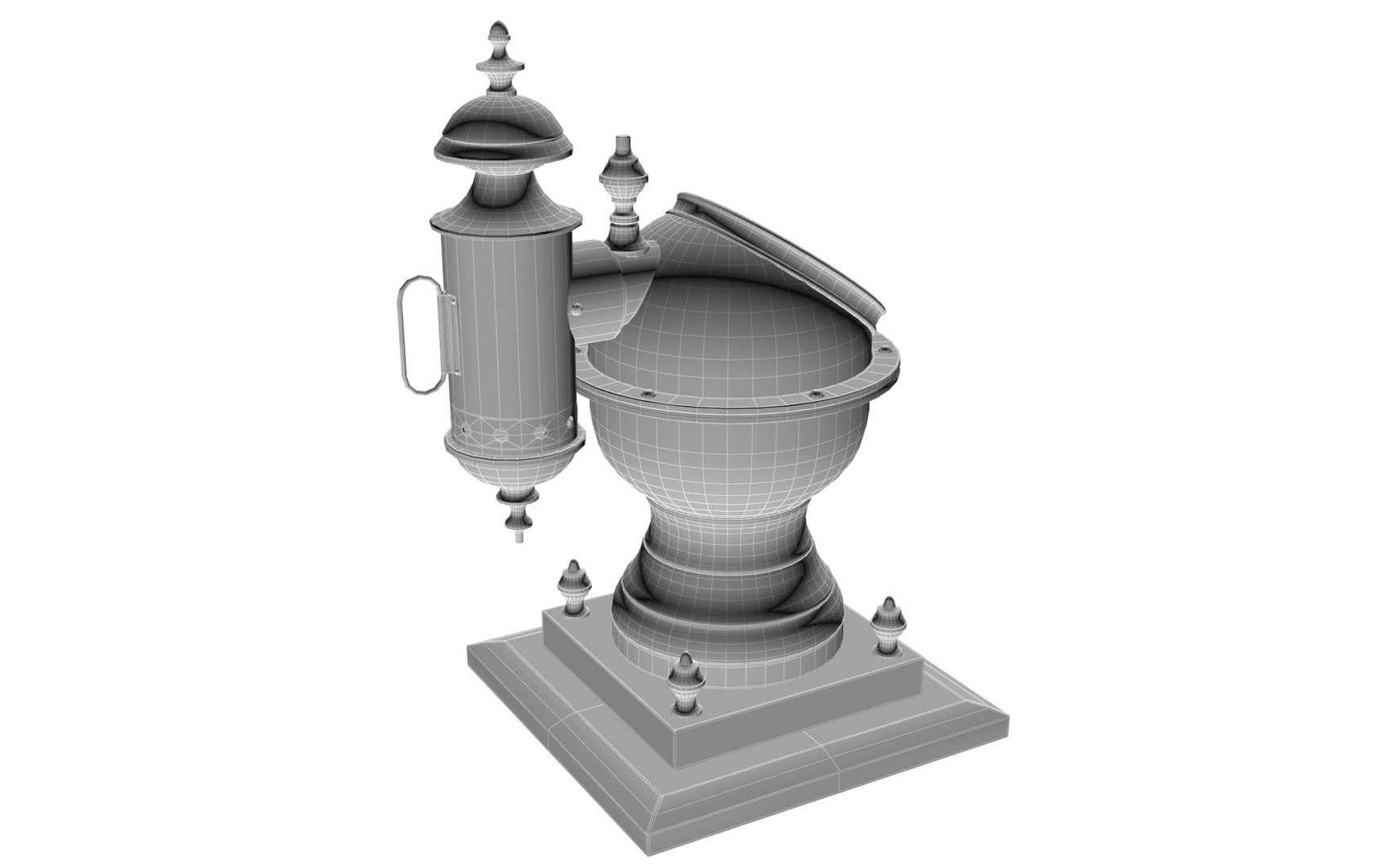 3D Portable Binnacle Compass - TurboSquid 2016354