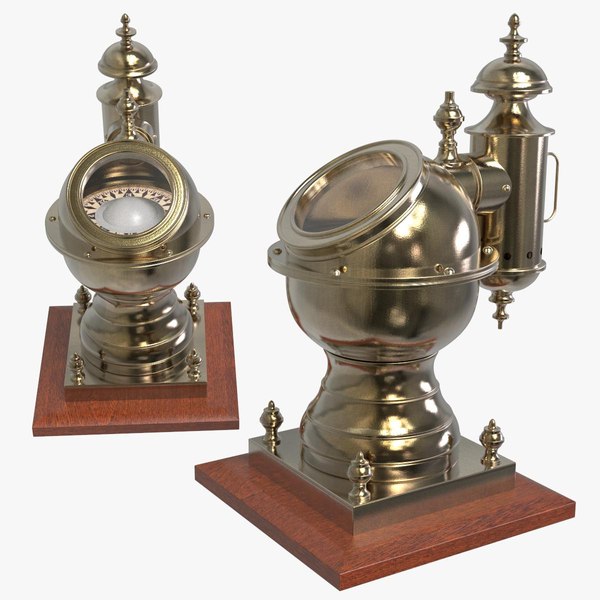 3D Portable Binnacle Compass - TurboSquid 2016354