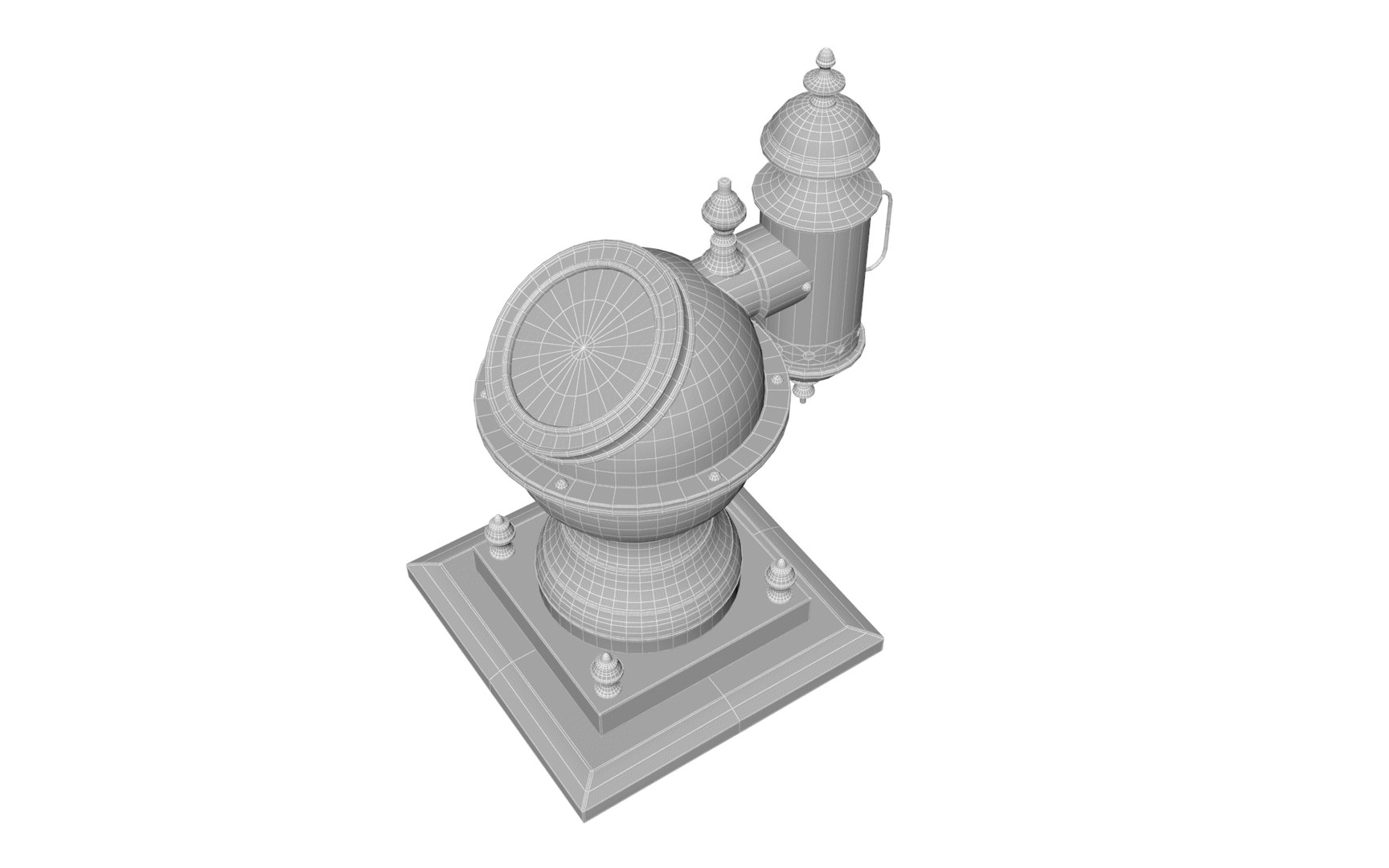 3D Portable Binnacle Compass - TurboSquid 2016354