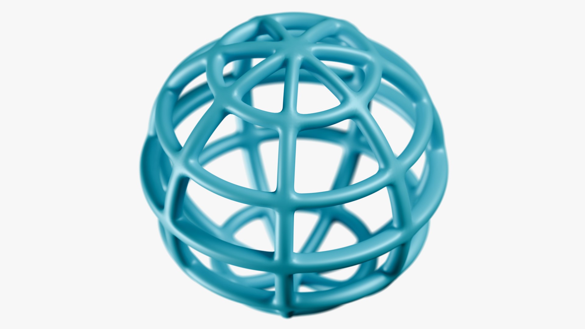 modèle 3D de Icône du globe filaire - TurboSquid 2487216