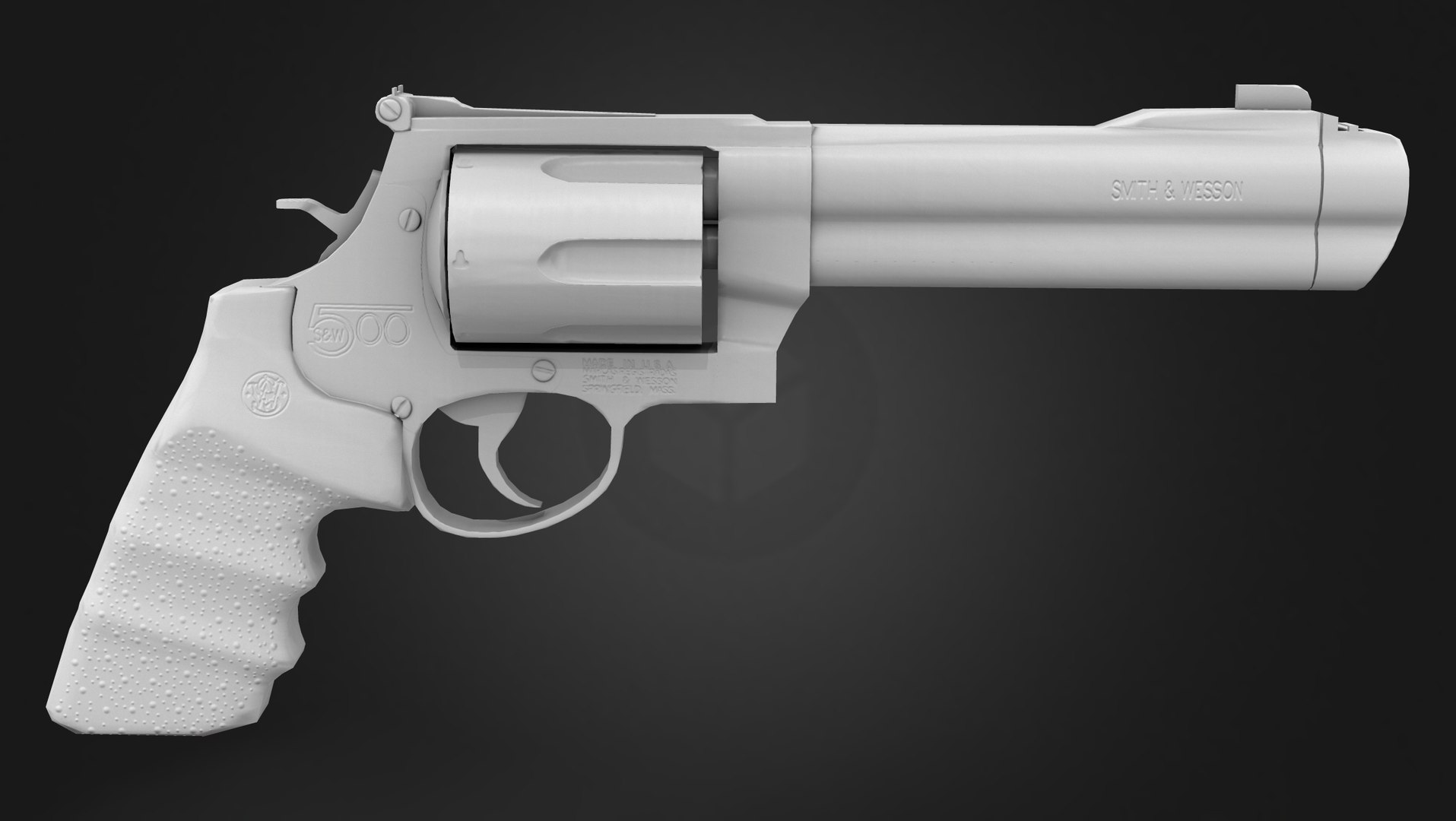 3D Revolver Hand Gun - TurboSquid 2002962
