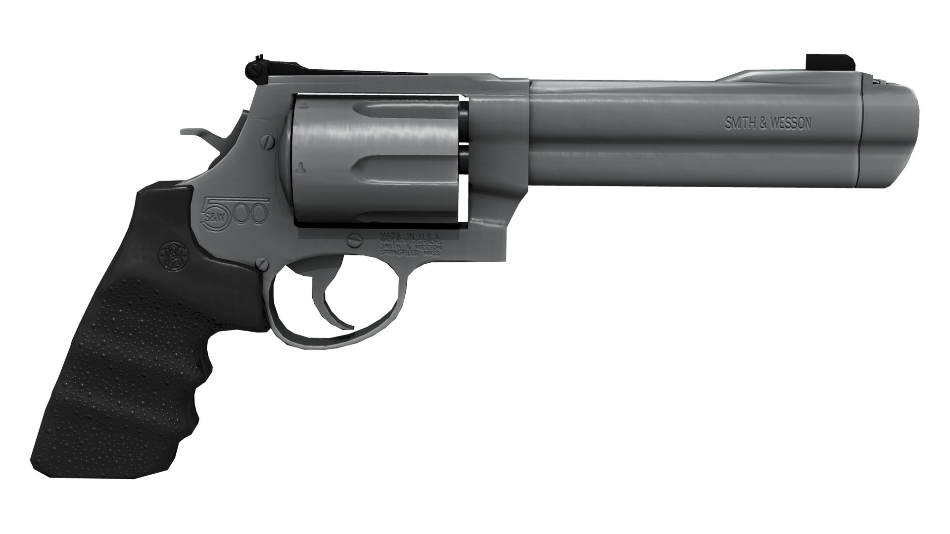 3D Revolver Hand Gun - TurboSquid 2002962