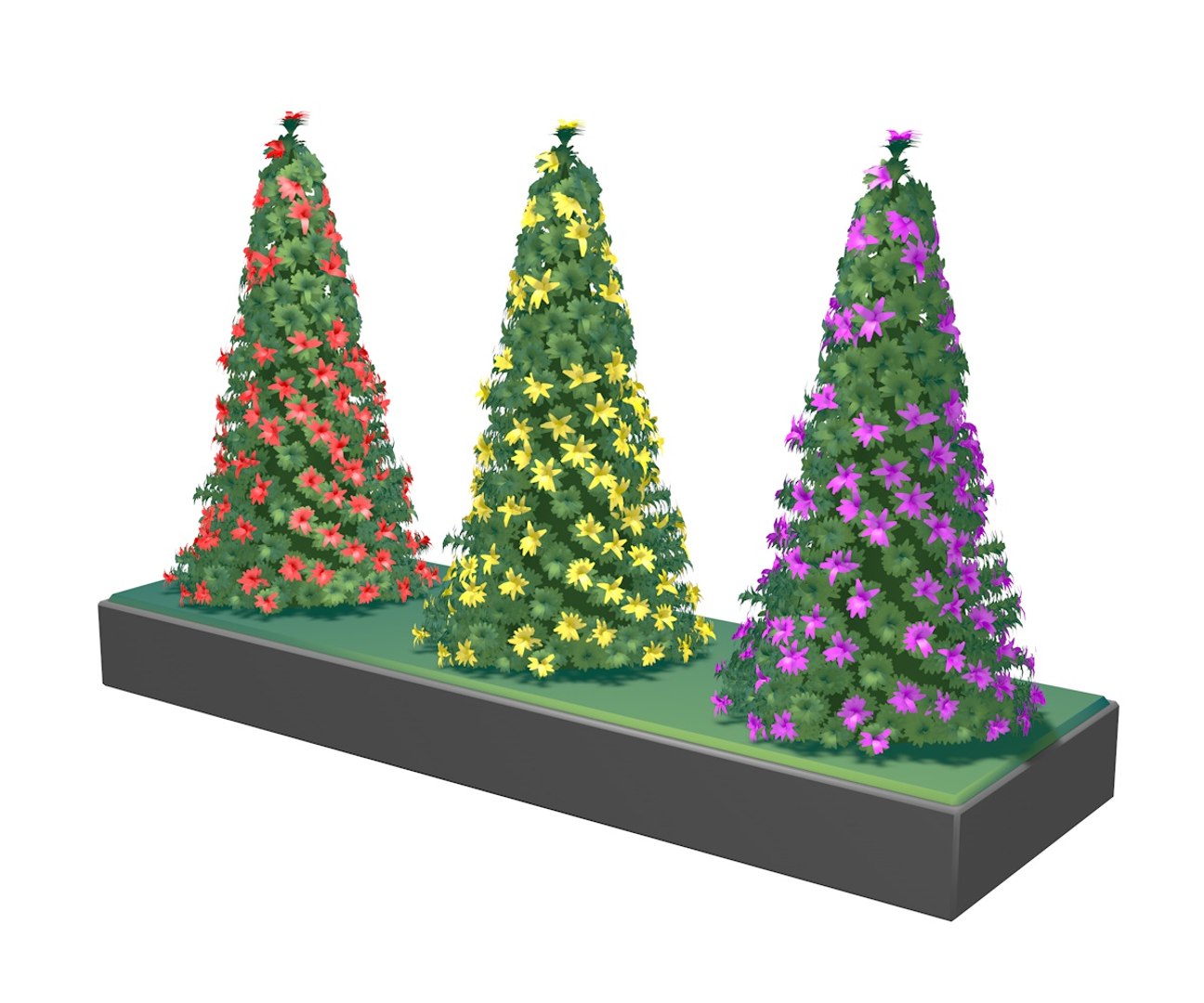 Tree Flower 3D Model - TurboSquid 1445963