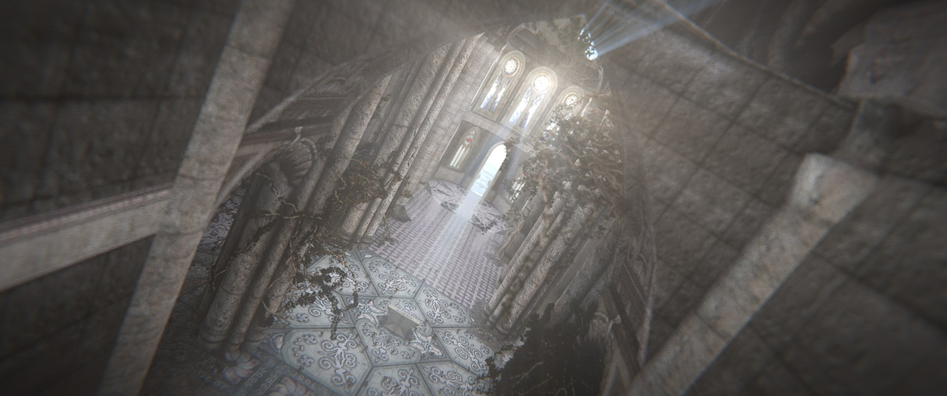 Old gothic castle low-poly 3D model - TurboSquid 1294139