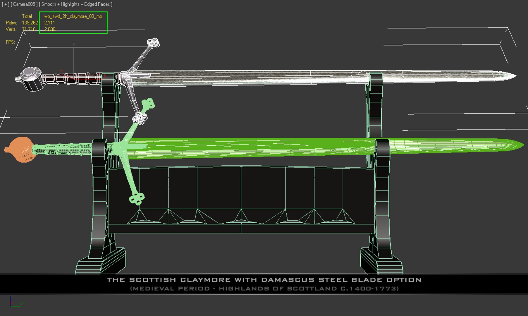 3d sword claymore - model