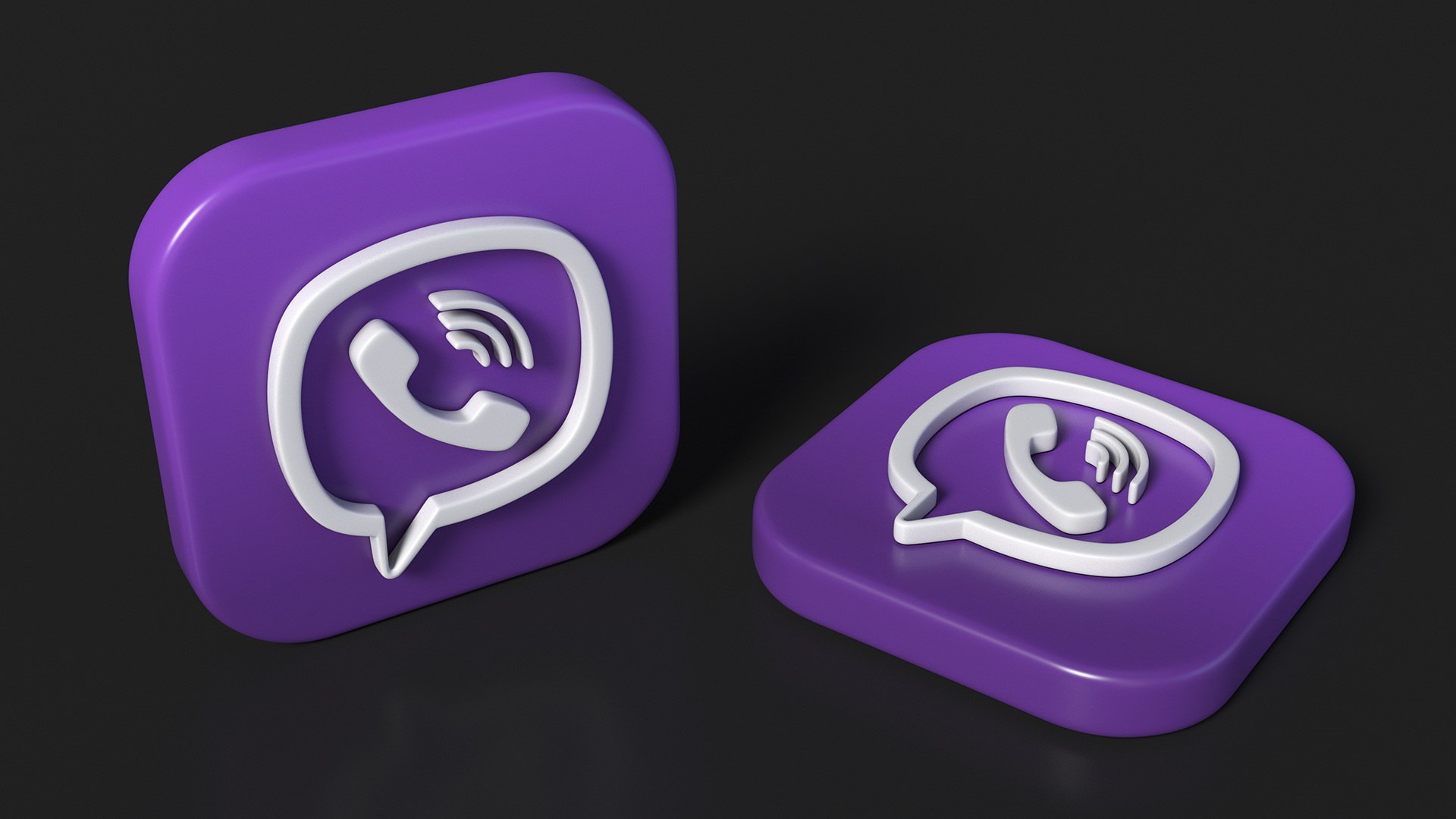 Viber Icon 3D Model - TurboSquid 2273902