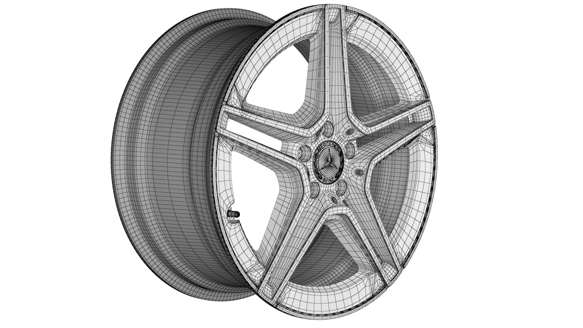 3D Mercedes Benz GLB SUV Rim 005 Model - TurboSquid 1992297