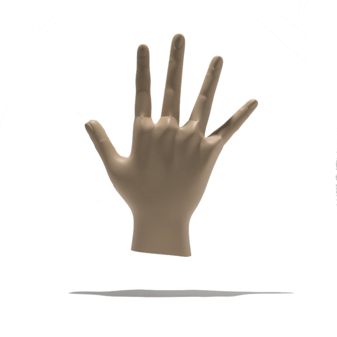 3D 3D Model Of A Hand - TurboSquid 1995122