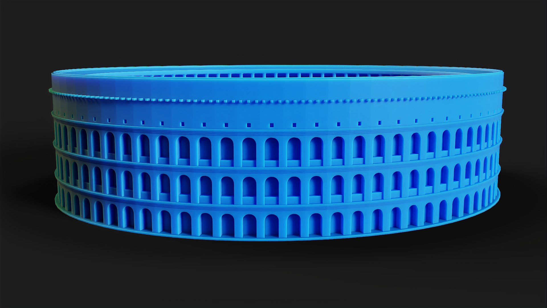rome colosseum print obj