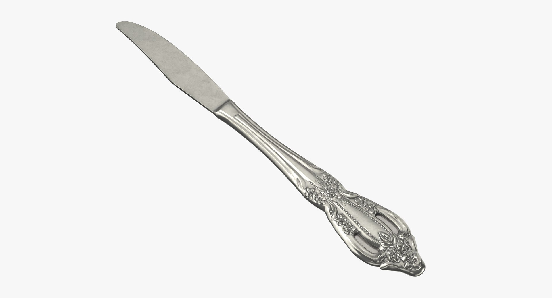 Formal silverware knife 3D model - TurboSquid 1235471
