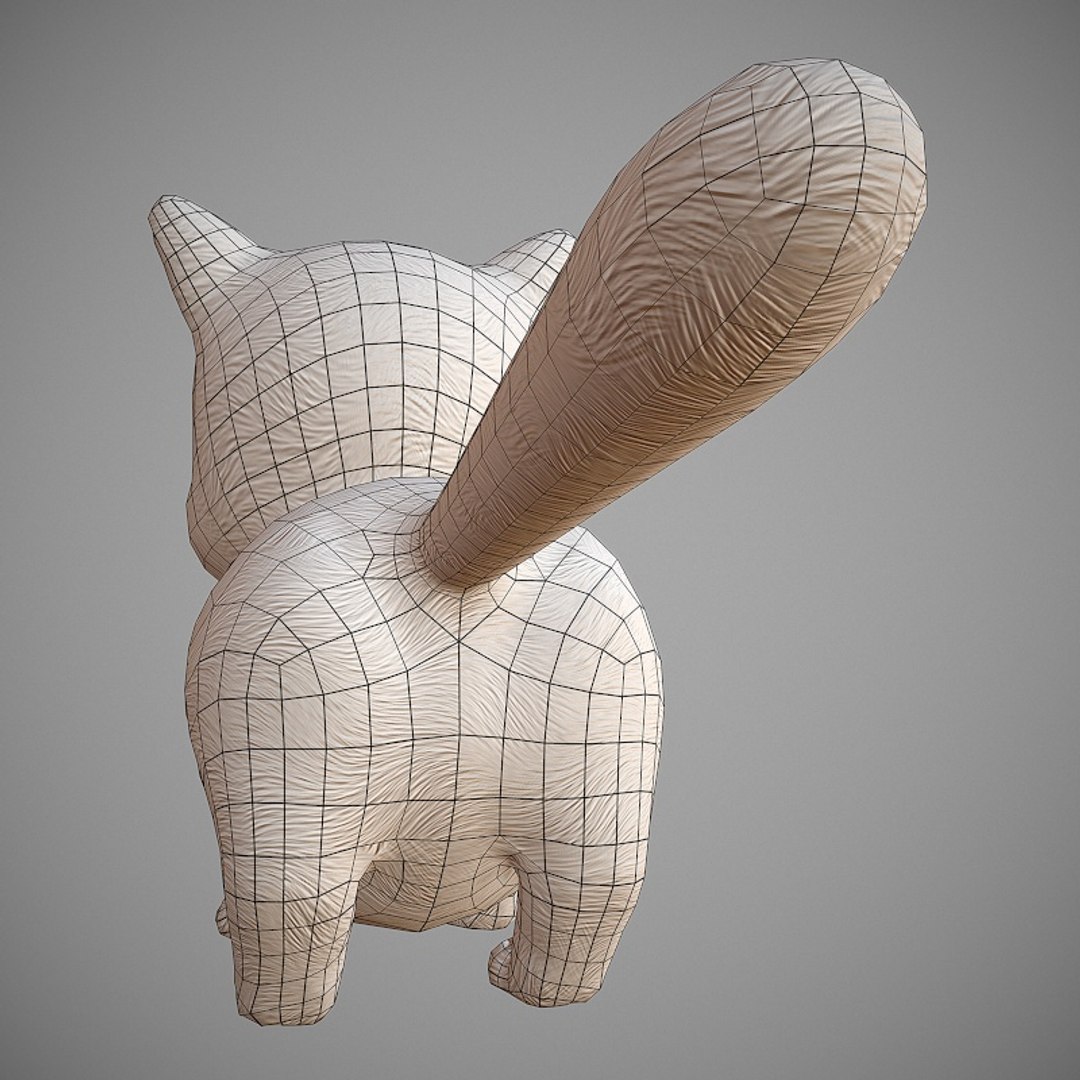Katty Cartoon Cat Model - TurboSquid 1335322