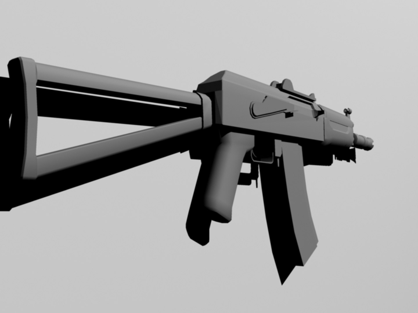 Free Ak 74 Rifle 3d Model