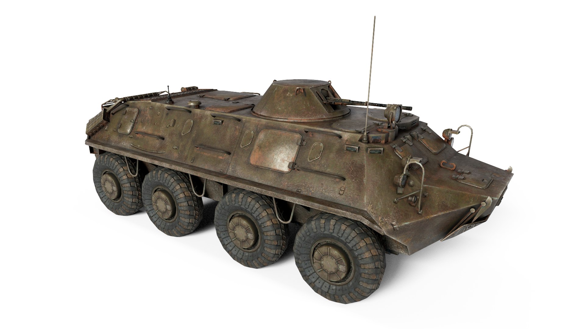 BTR-60 3D Model - TurboSquid 1765470
