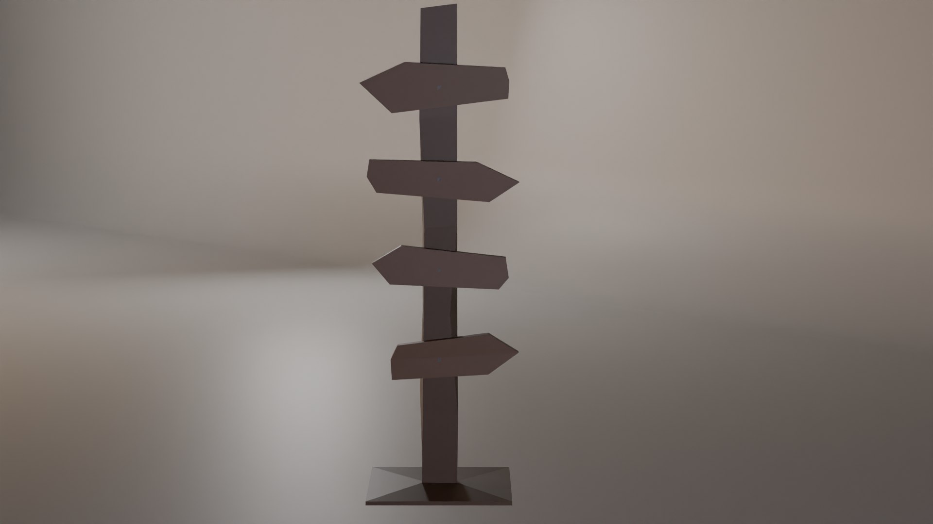 3D Signpost - TurboSquid 2019285