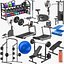 Gym Equipment Collection 3D Model - TurboSquid 2135150