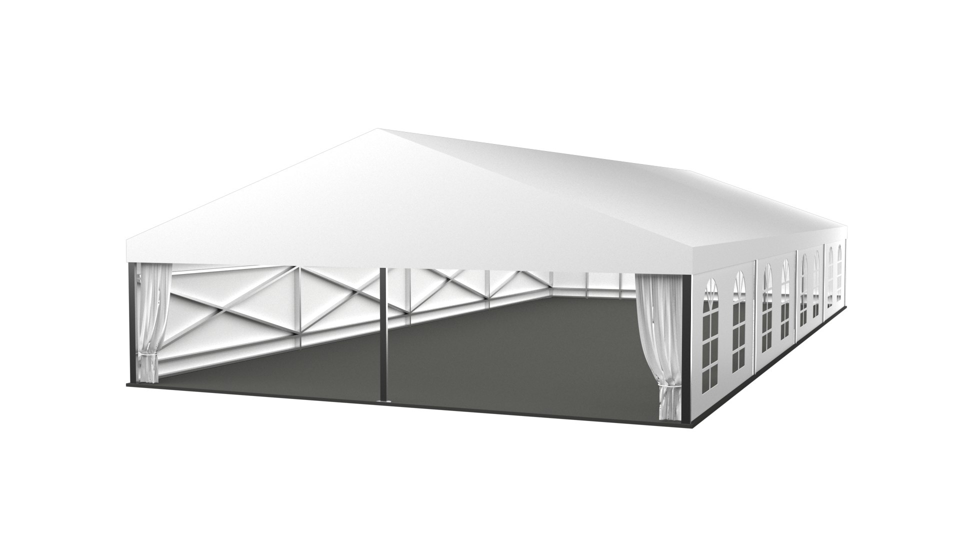 Marquee Wedding Tent 3D Model - TurboSquid 1569816