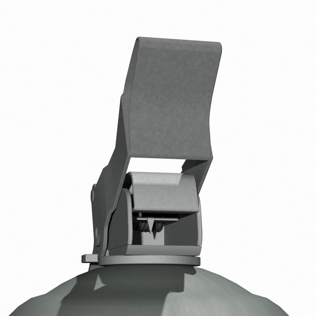 3d Model Of Fragmentation Hand Grenade