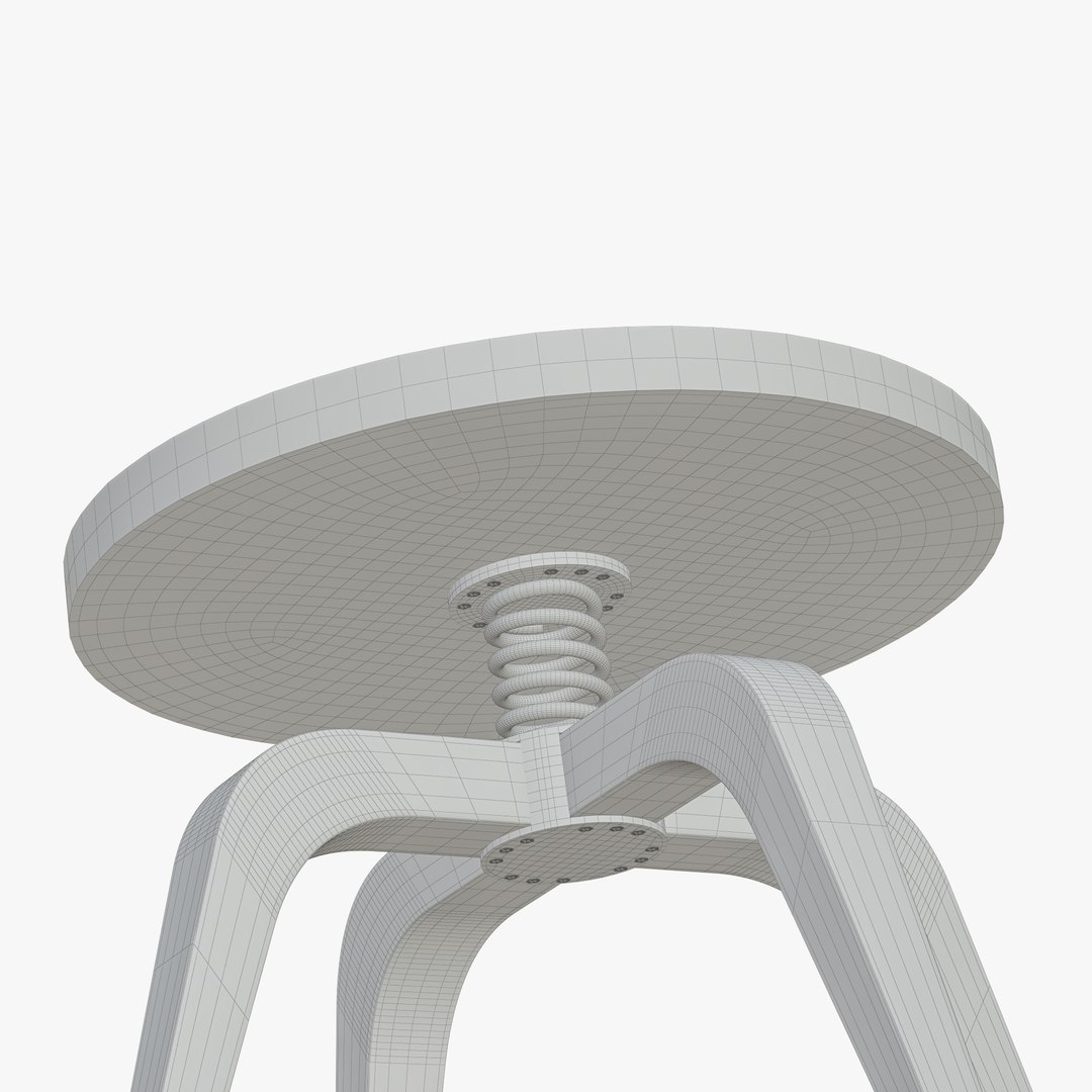 3D Spinning Stool Chair model - TurboSquid 1790249