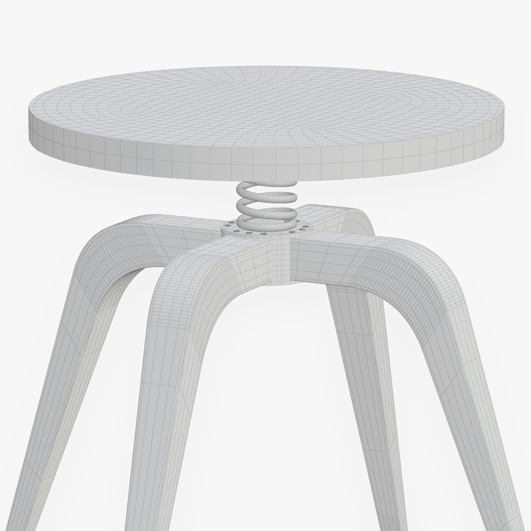 3D Spinning Stool Chair model - TurboSquid 1790249