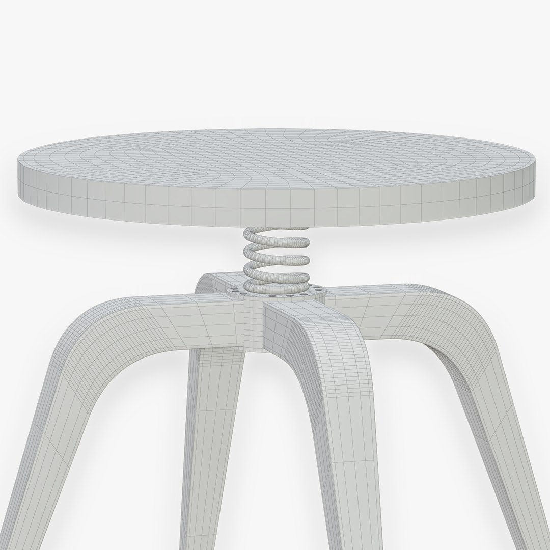 3D Spinning Stool Chair model - TurboSquid 1790249