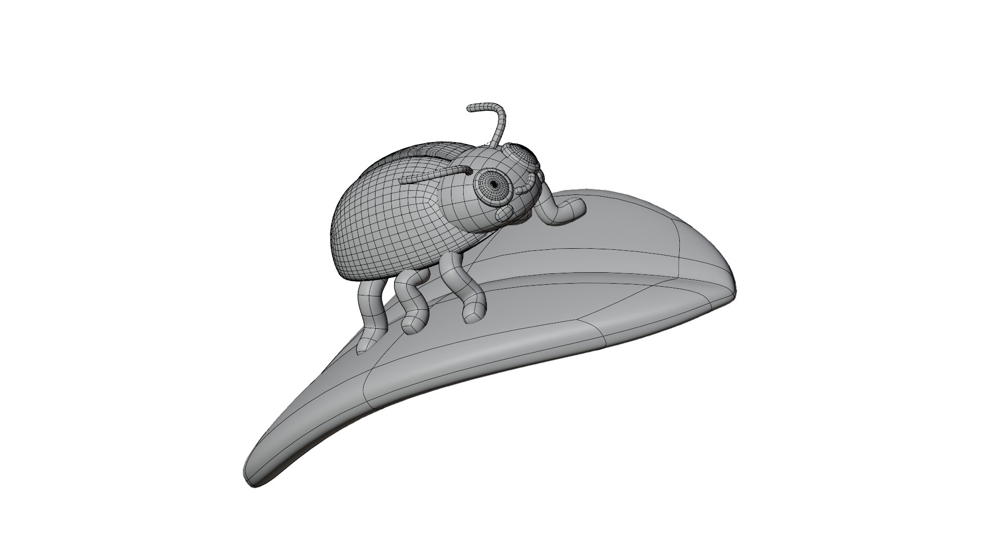 3D Beetles In Leaf - TurboSquid 2315504