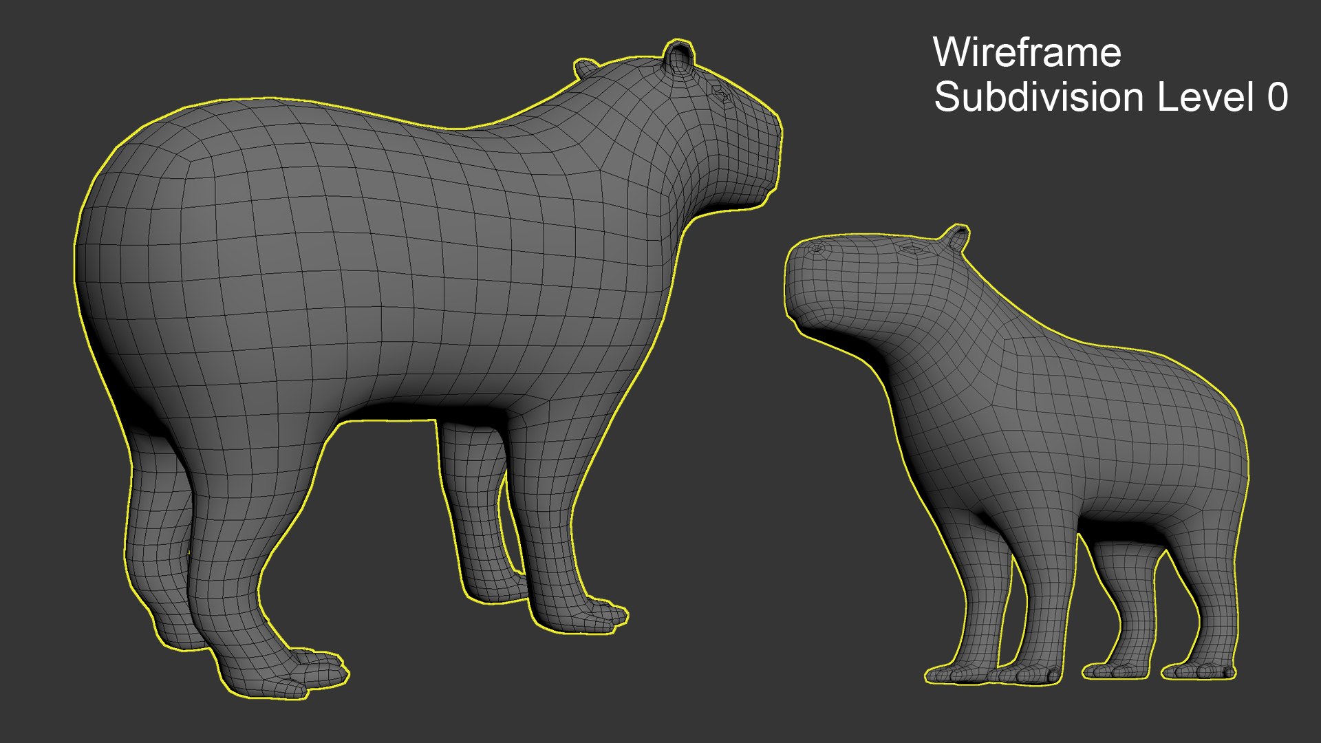 3D Capybara Model - TurboSquid 2073535