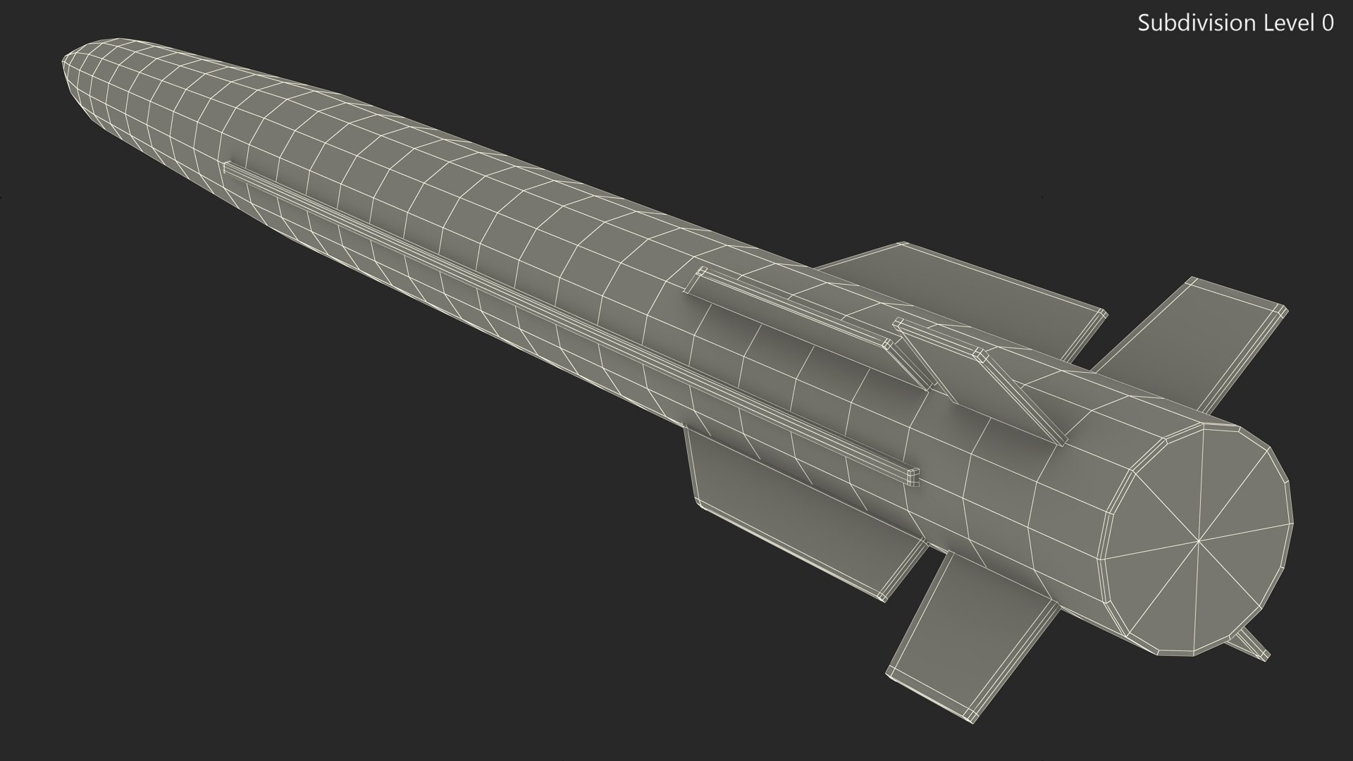 Antiaircraft Guided Missile 3D Model - TurboSquid 2340792