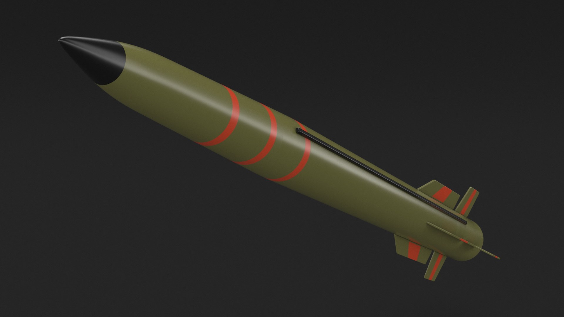 Antiaircraft Guided Missile 3D Model - TurboSquid 2340792