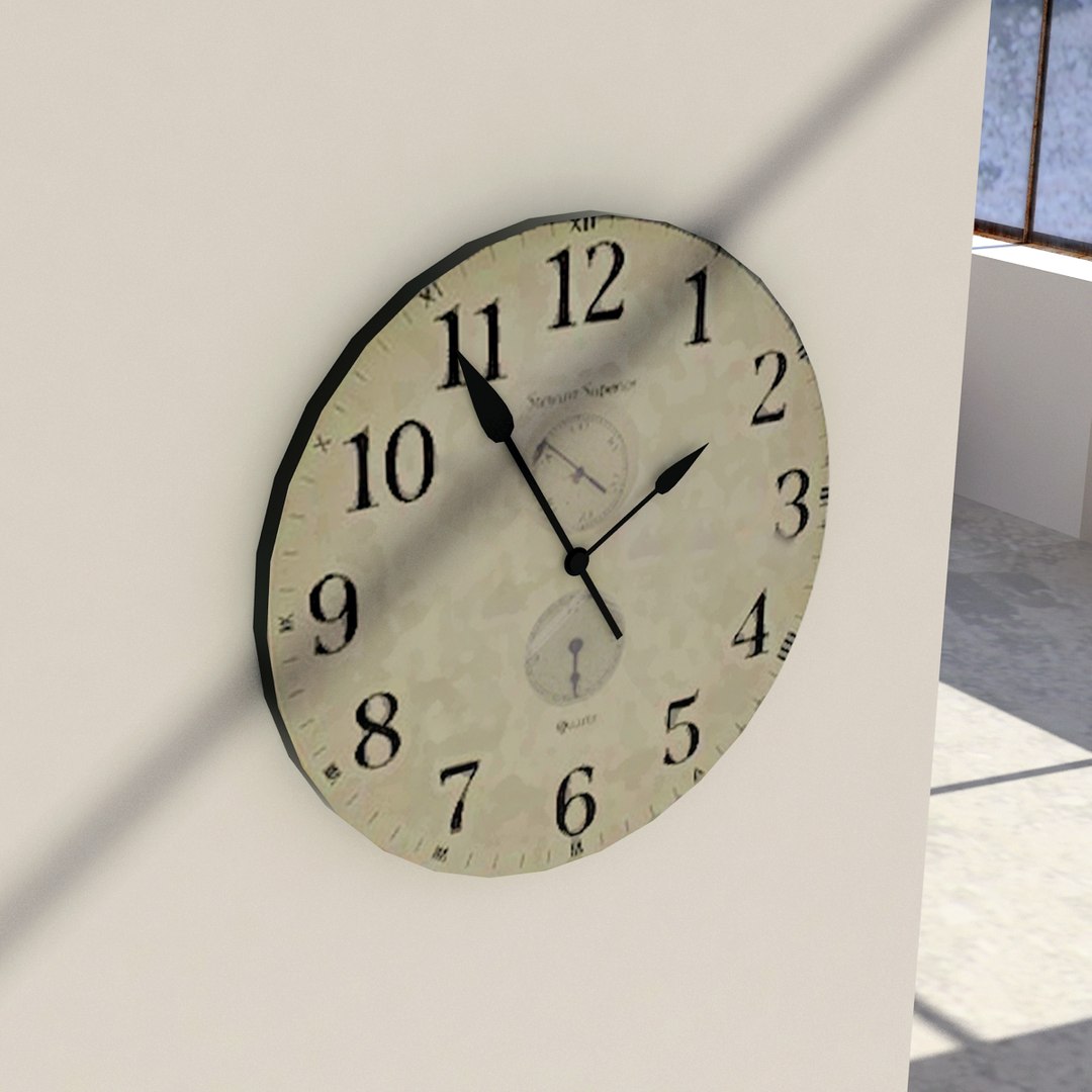 3dsmax Antique Clock